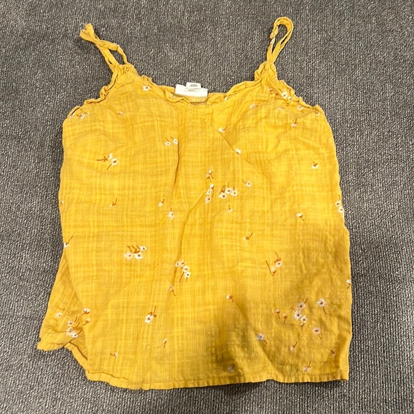 a.n.a | Tops | Yellow Floral Tank | Poshmark